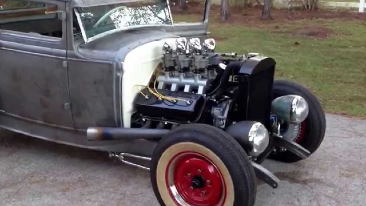 Hot rod 1930 ford model a coupe with a 331 Chrysler hemi "the coupe ...
