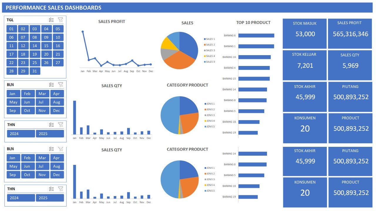 APLIKASI PENJUALAN BERBASIS EXCEL LENGKAP - YouTube