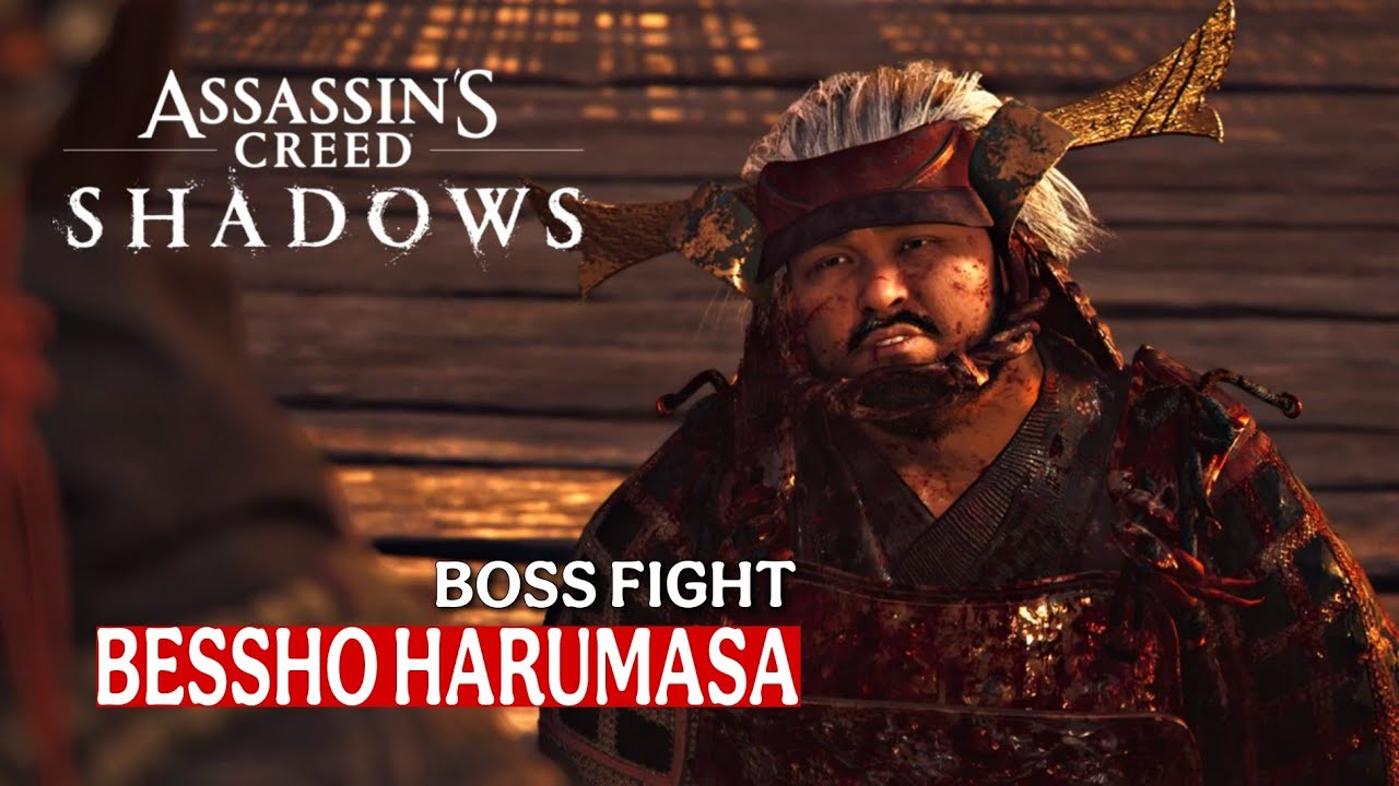 Boss Bessho Harumasa Full Fight - Assassin's Creed Shadows (PS5 ...