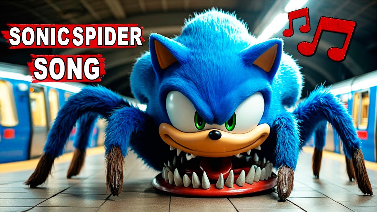 Monster SPIDER SONIC EXE Song (Horror Meme) Story of transformation ...