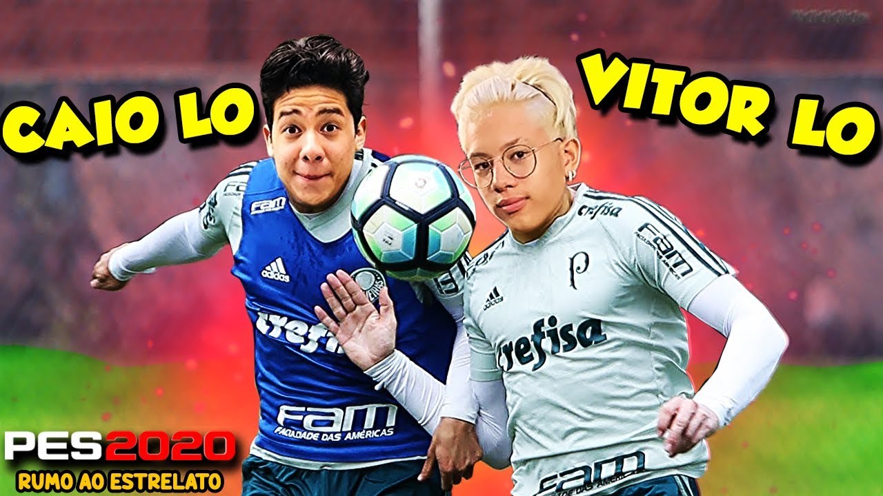 VITOR LO E CAIO LO TREINANDO JUNTOS NO PALMEIRAS - PES 2020 - RUMO AO ...