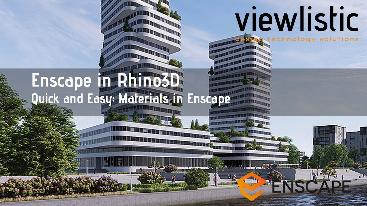 Enscape Rhino Enscape Materials - YouTube
