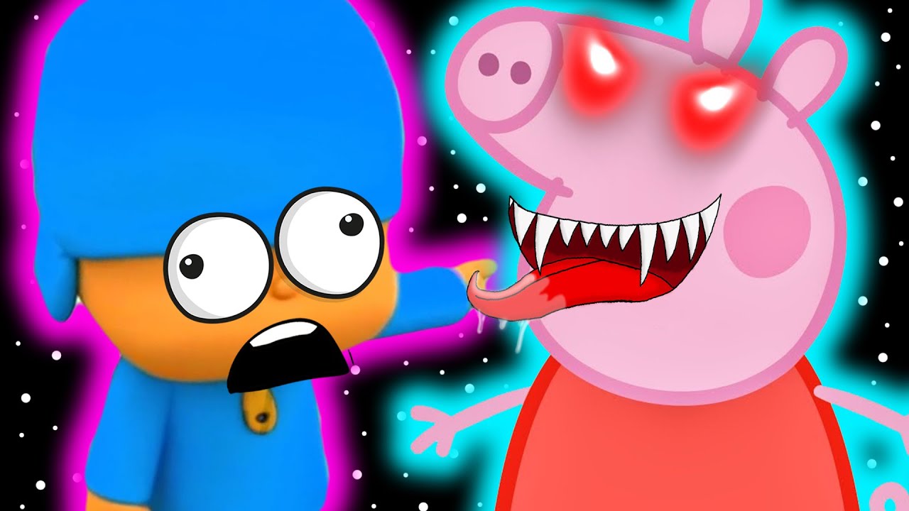 Pocoyo & Peppa Pig "Riding a bike" & Nina Sound Variations in 37 Seconds - YouTube