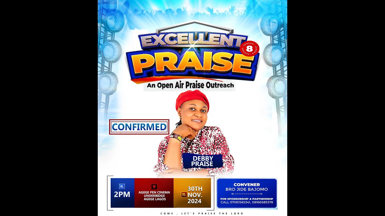 EXCELLENT PRAISE 2024 FEATURING DEBBY PRAISE - YouTube