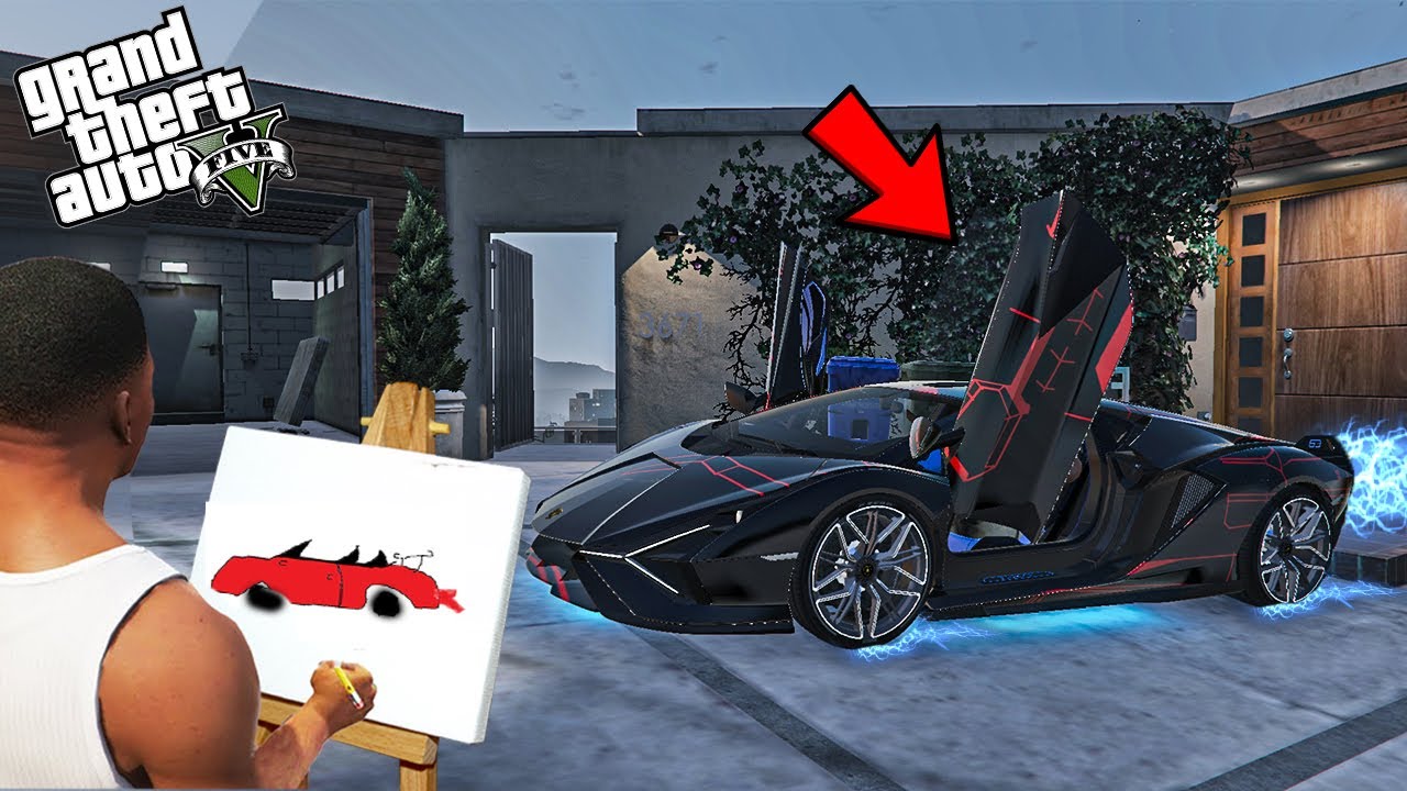Franklin's Magical Painting Powers the Fastest Car in GTA V | New GTA 5 ...