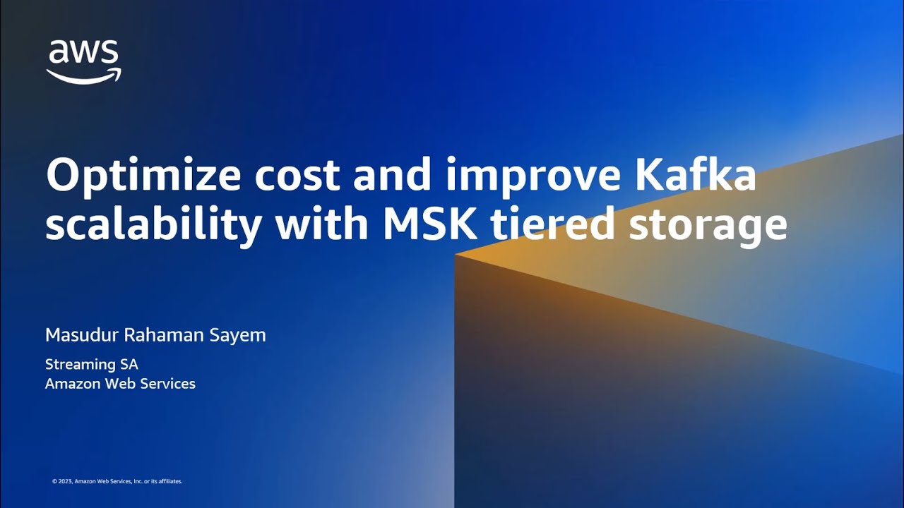 Optimize cost and improve Kafka scalability with MSK tiered storage ...