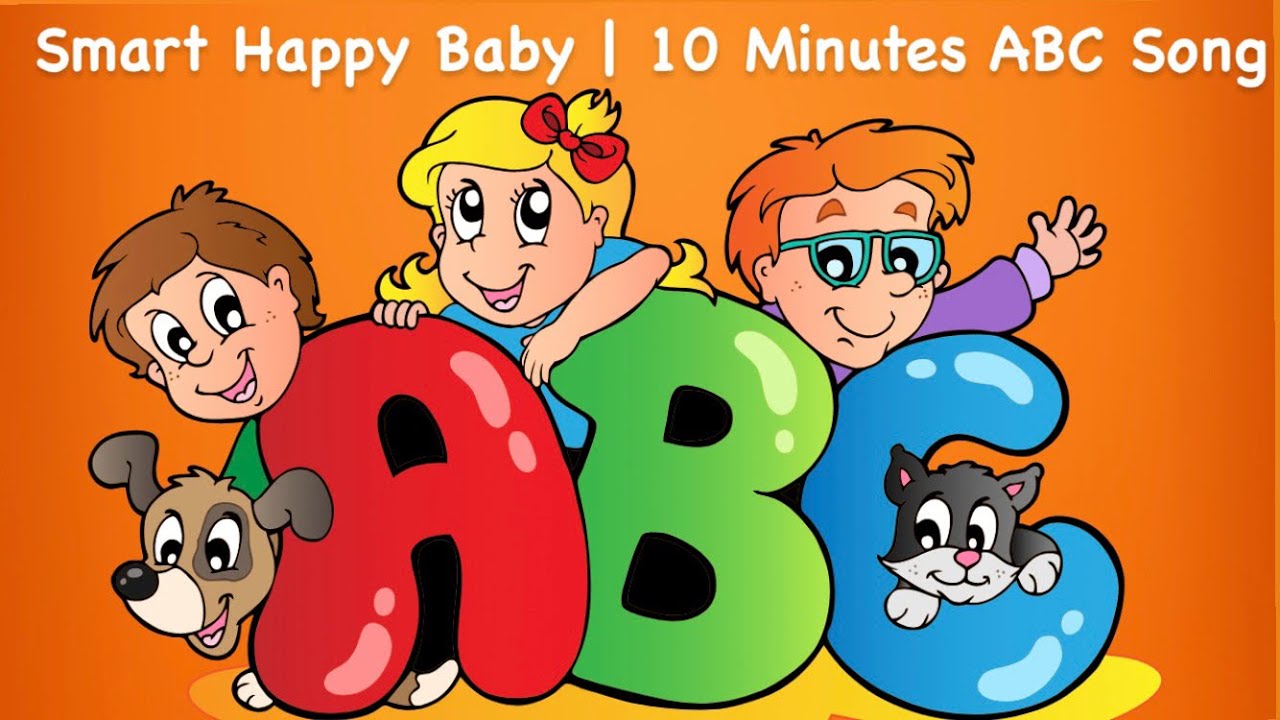 Smart Happy Baby | 10 Minutes ABC Song | ABC Song | Alphabet Song | 10 ...
