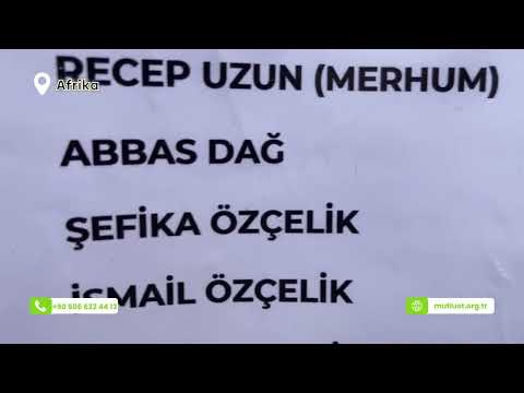 Merhum Muhammed Oğuzhan Çelik adına açılacak olan su kuyumuzun sondaj çalışmaları başladı. #sukuyusu