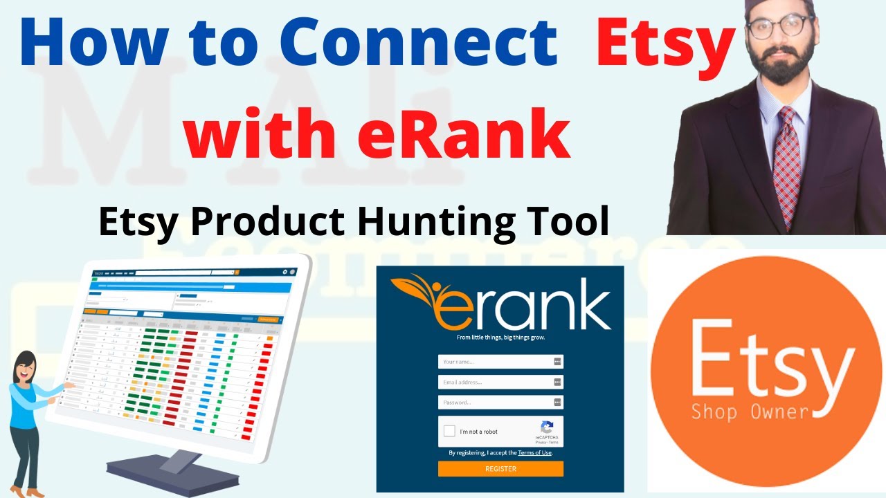 How to Connect Etsy to eRank SEO Tool | How To Use ERank | Etsy for Beginners, Sale Increase on ...