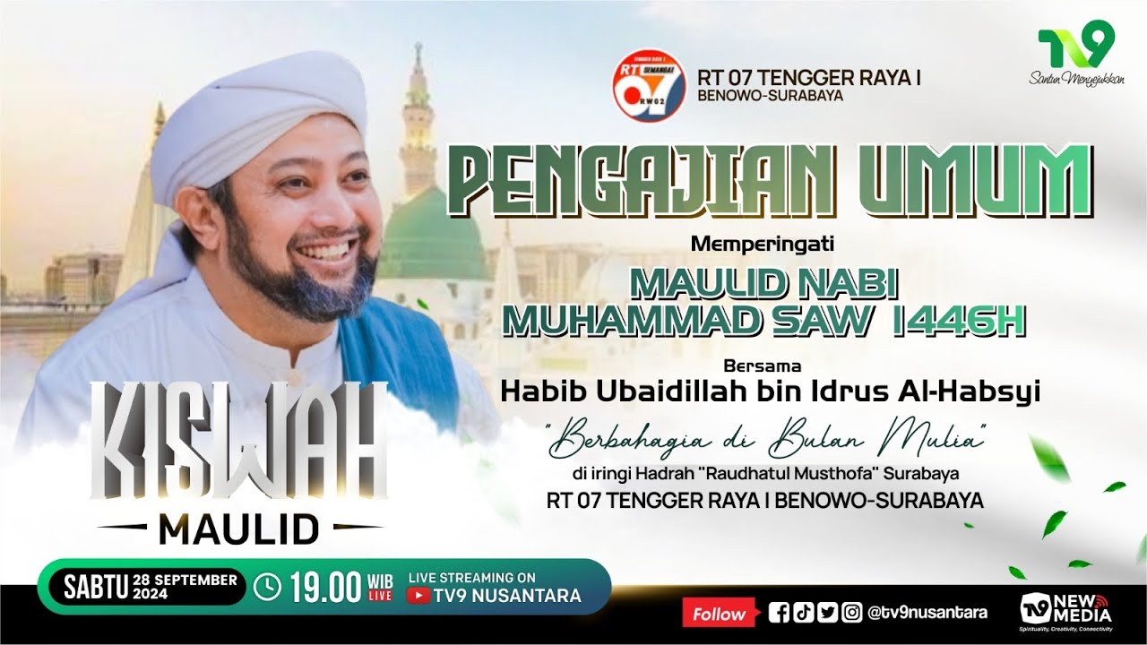 🔴 (LIVE) Pengajian Umum Bersama Habib Ubaidillah bin Idrus Al-Habsy ...