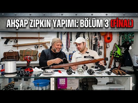 Atölyede Efsane Bitti! Ahşap Zıpkınımla İlk Buluşma (İzmir’in Usta Dalgıçlarıyla) #keşfet #zıpkın 