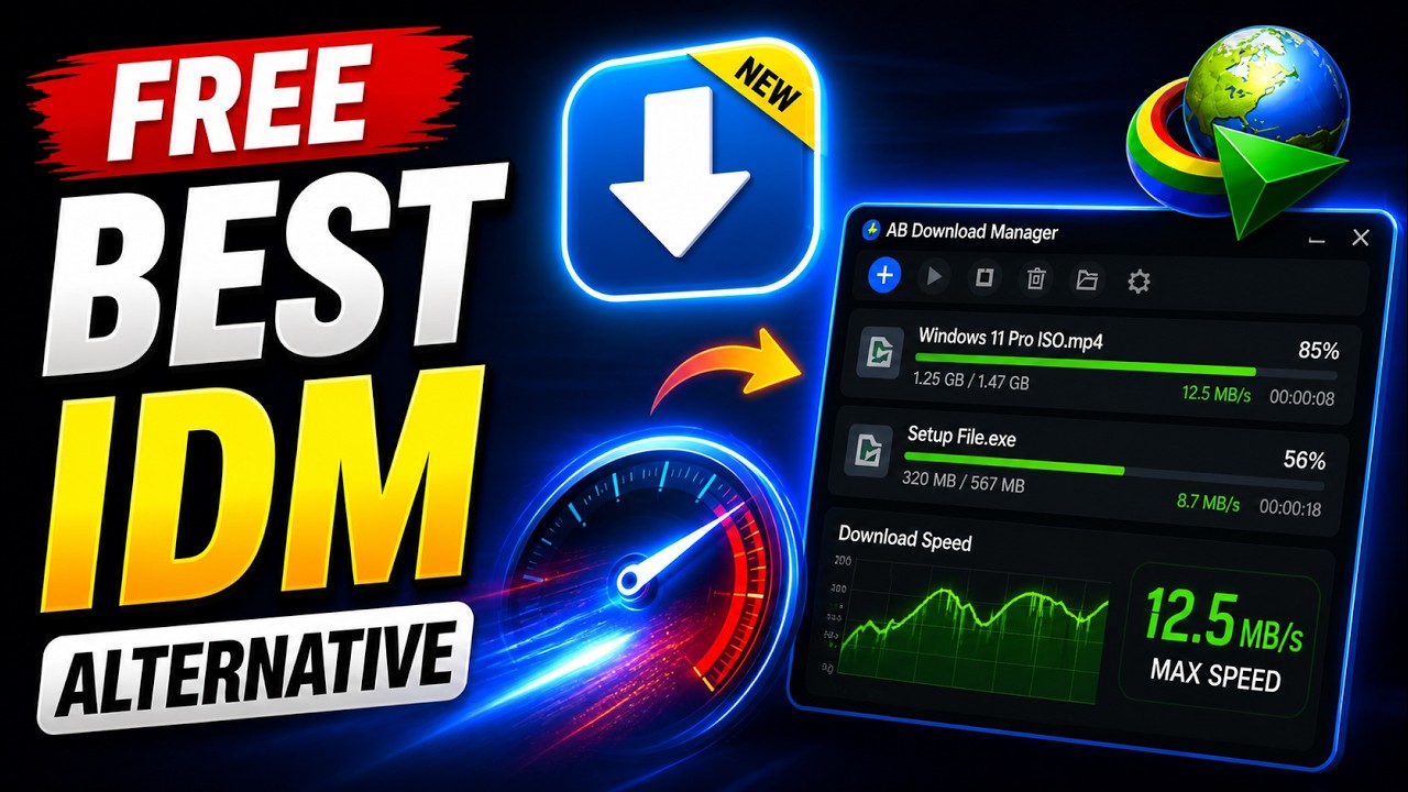 Free AB Download Manager – Best Free IDM Alternative? - YouTube
