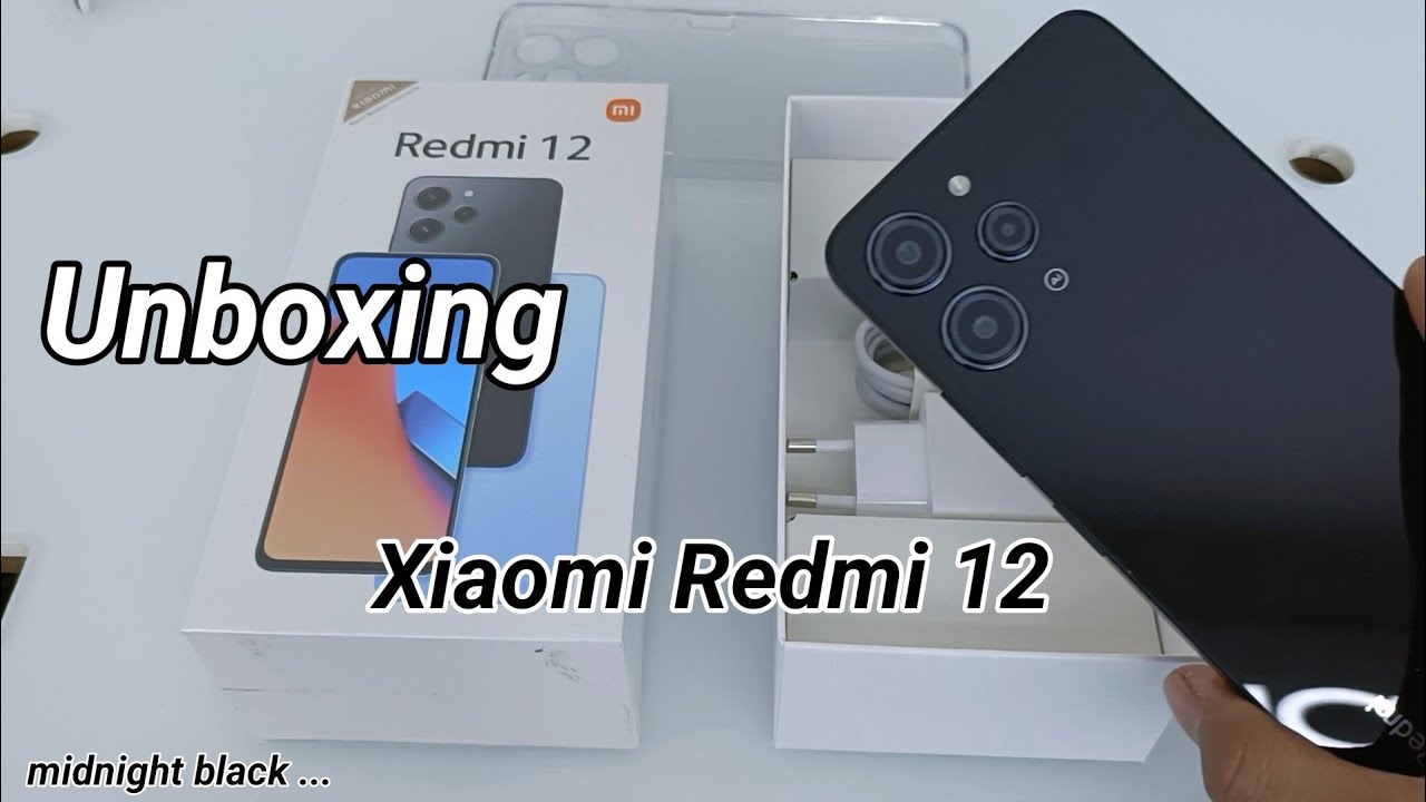 Unboxing Xiaomi Redmi 12 Midnight Black - YouTube