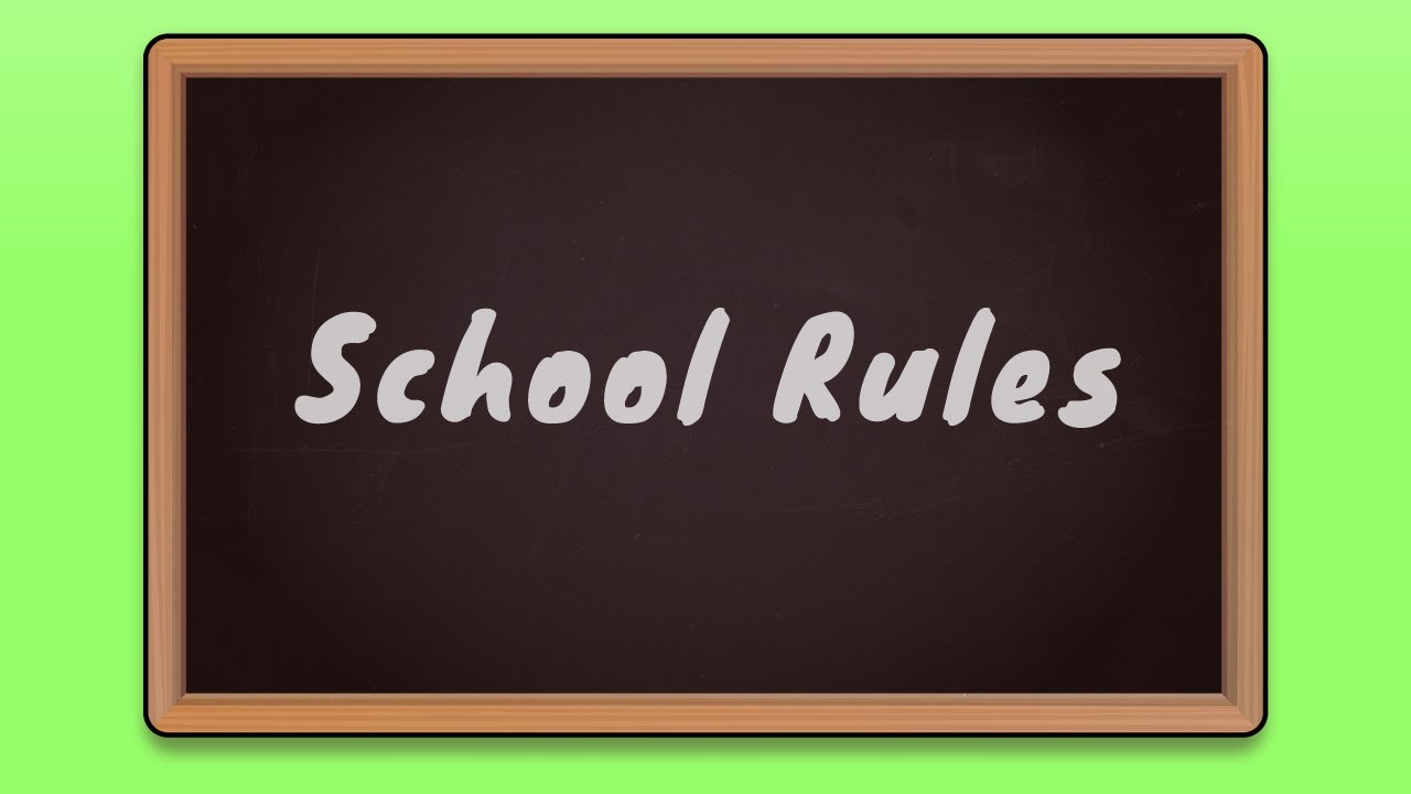 School Rules: English Learning Animated Videos for Schools - YouTube