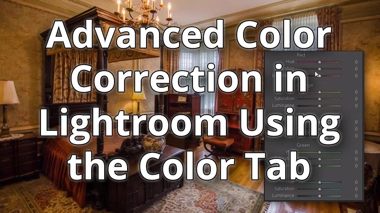 Advanced Color Correction in Lightroom Using the Color Tab - YouTube