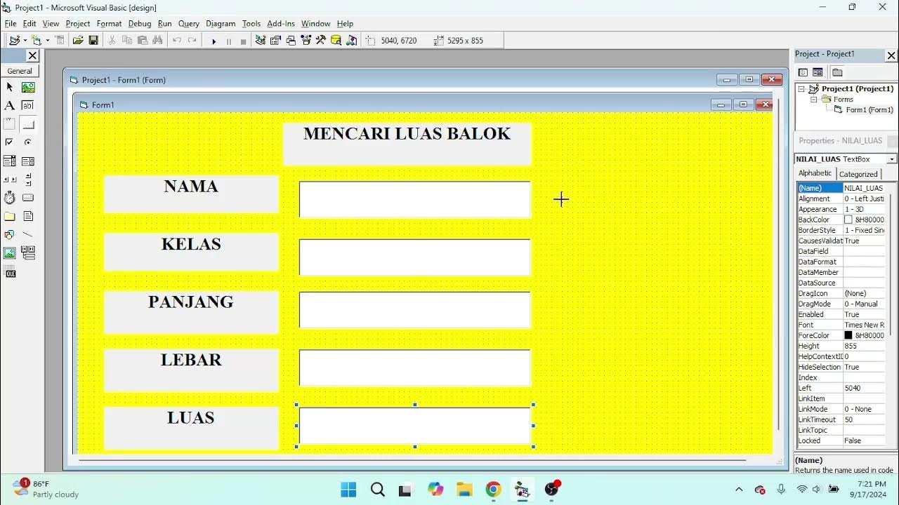 TUGAS UJIAN PRAKTEK VISUAL BASIC - YouTube