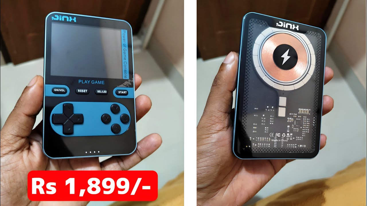 JINX Alpha Pro Powerbank with Retro Video Game - YouTube