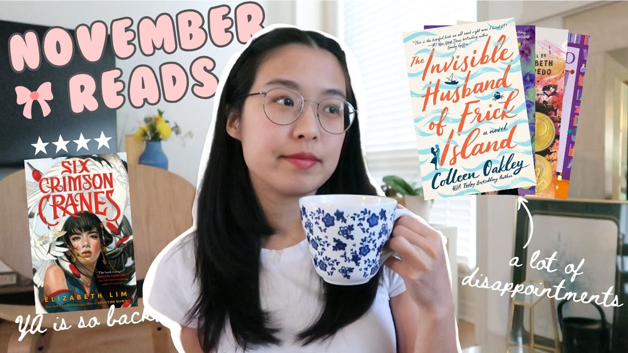 november reading wrap up 🌿 goofy twists & new fantasy favourites - YouTube