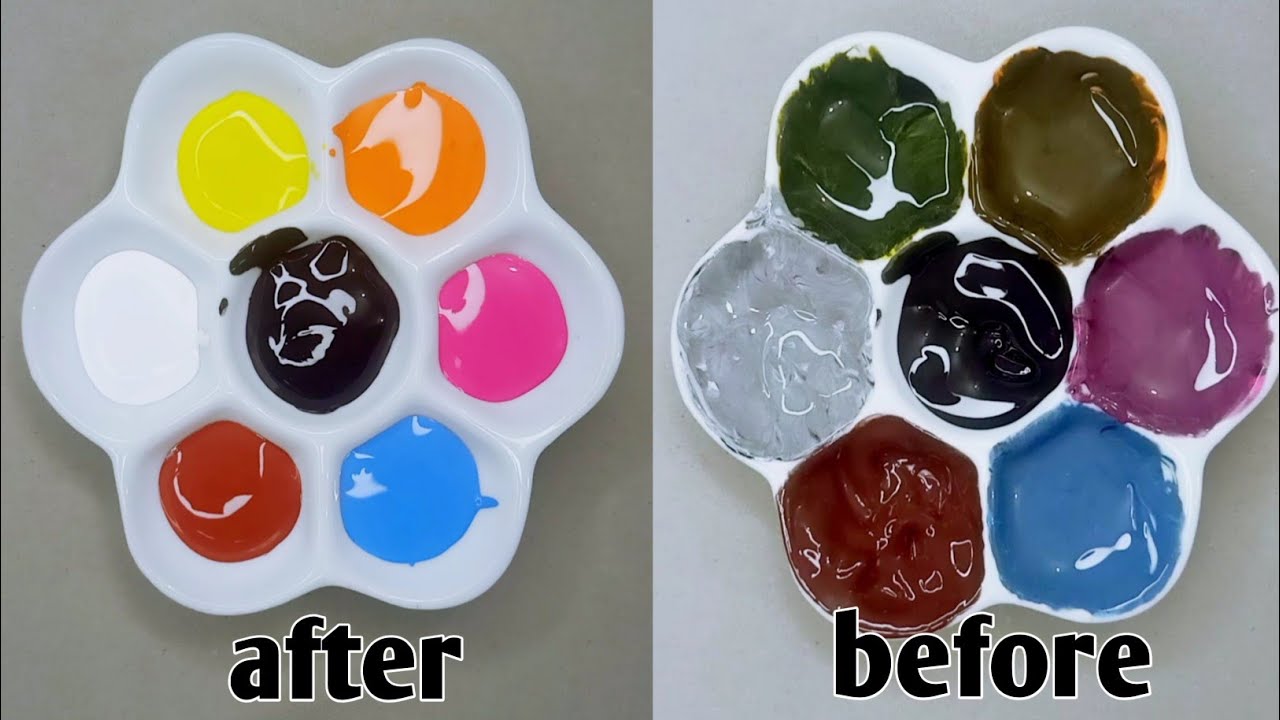 how to make black colour with mixing | black colour mixing with all ...