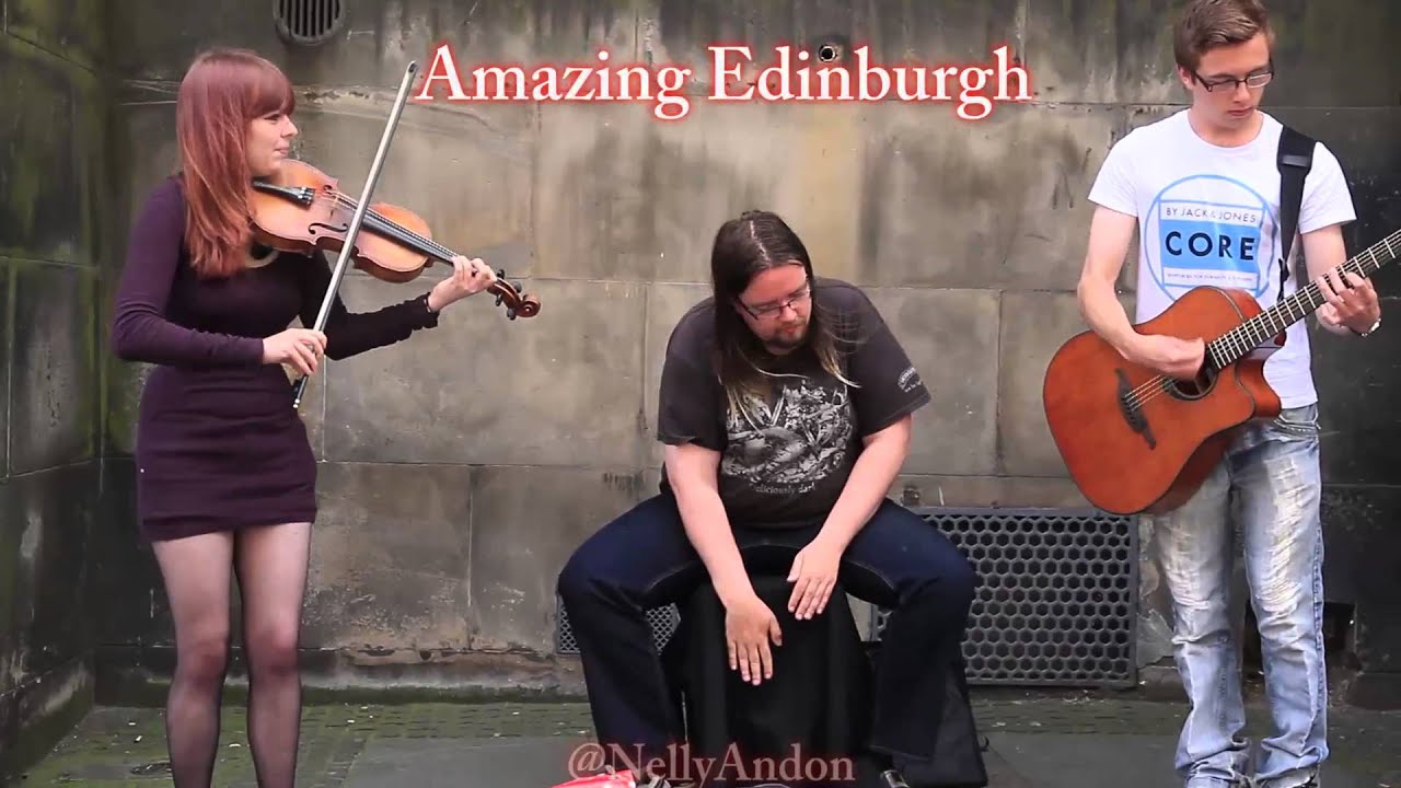 Highland Music, basking in Edinburgh - YouTube