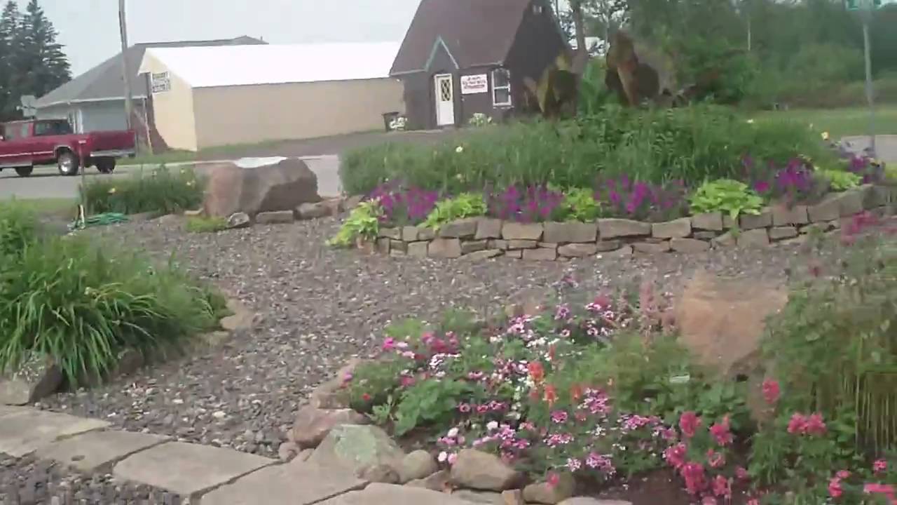 Sandstone Rock garden - YouTube