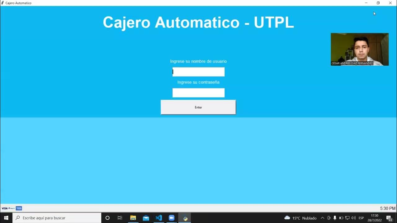 Cajero automático Python - YouTube