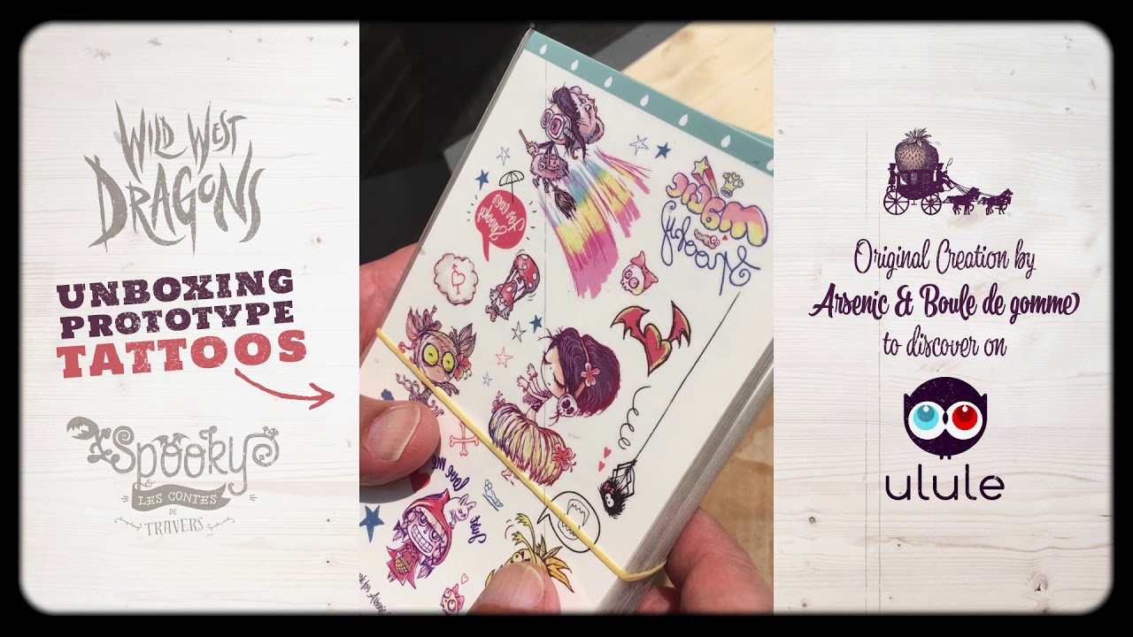 Campagne Ulule — UNBOXING PROTOTYPE TATTOOS - YouTube