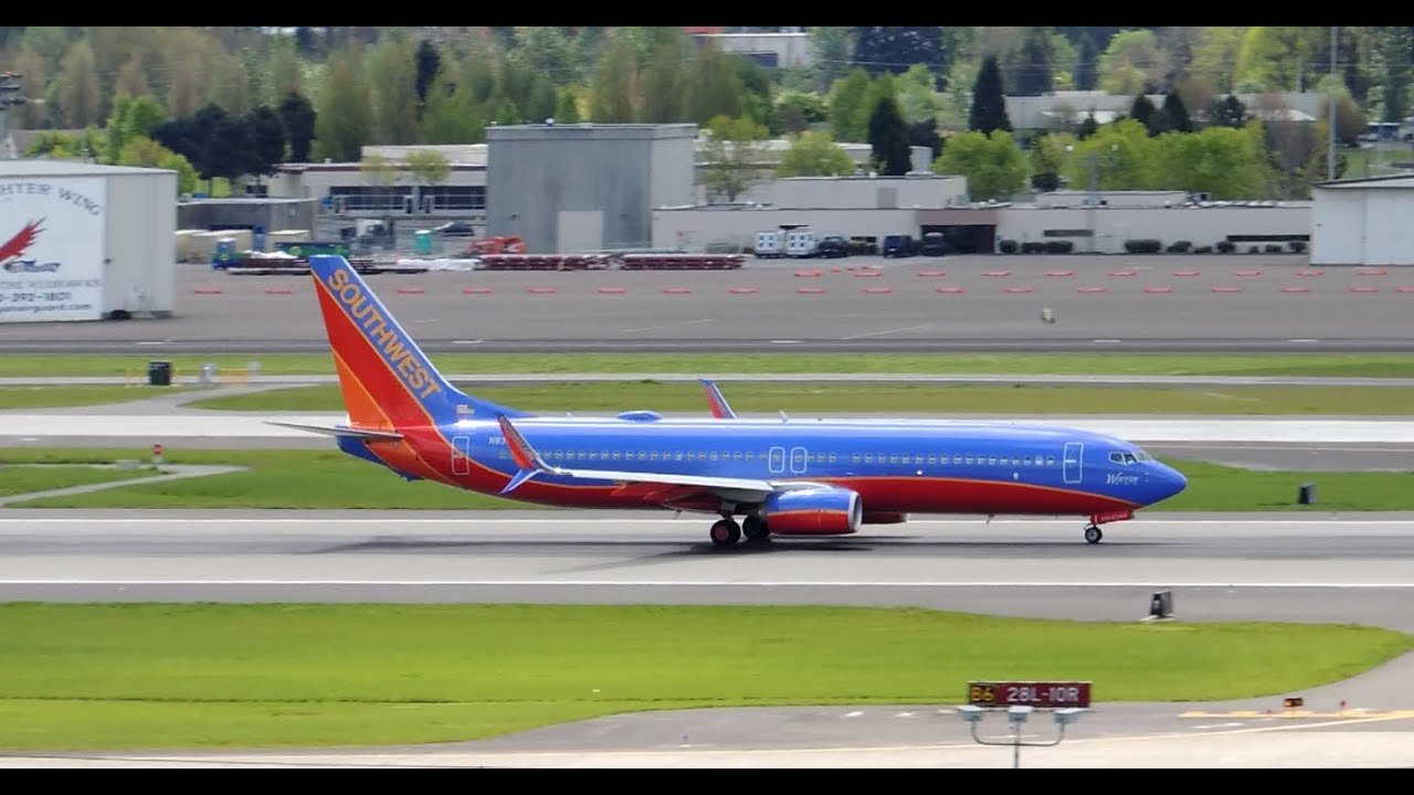 *Split Scimitar Winglets* Southwest Airlines Boeing 737-800 Warrior One ...