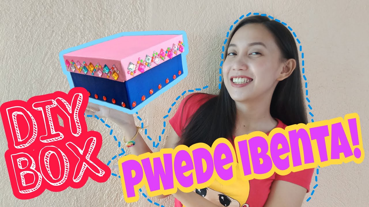 HOW TO MAKE A BOX | DIY BOX | DIY BOX na Pwedeng ibenta. | Ambers blaag ...