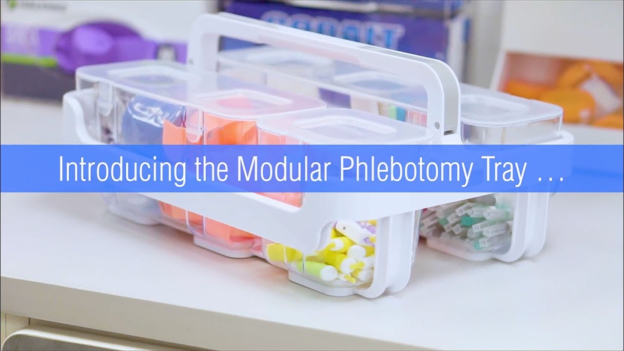 Why the Modular Phlebotomy Tray is Perfect for Draw Supplies - YouTube