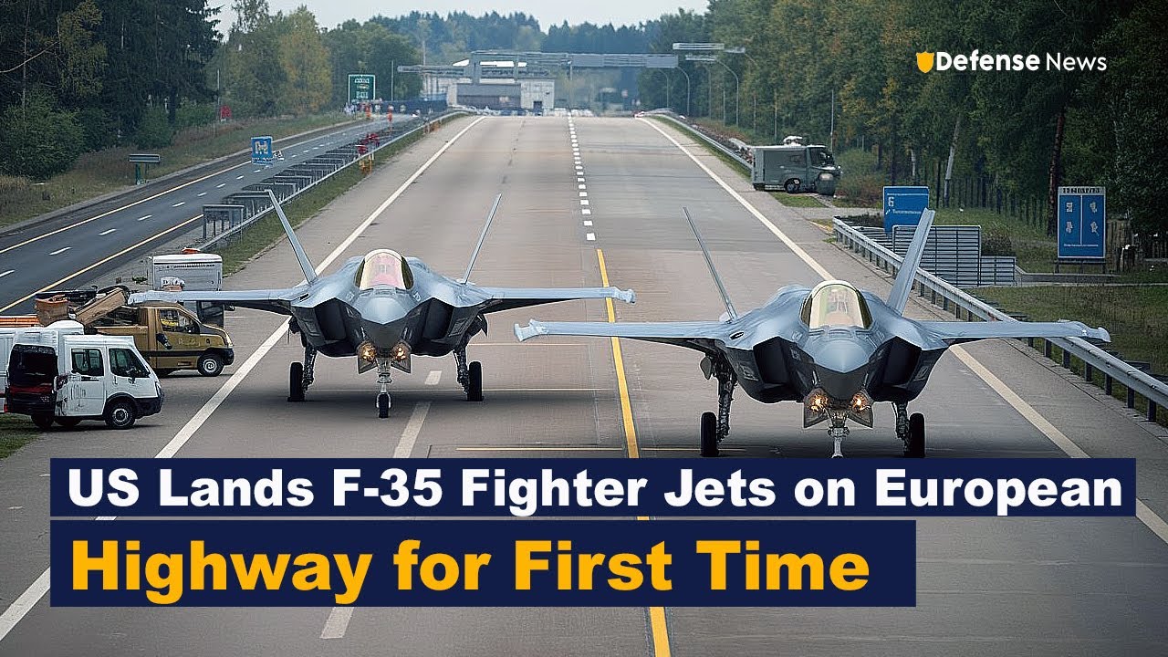 F-35 Lightning II Fighters Achieve Historic First Landing on European ...