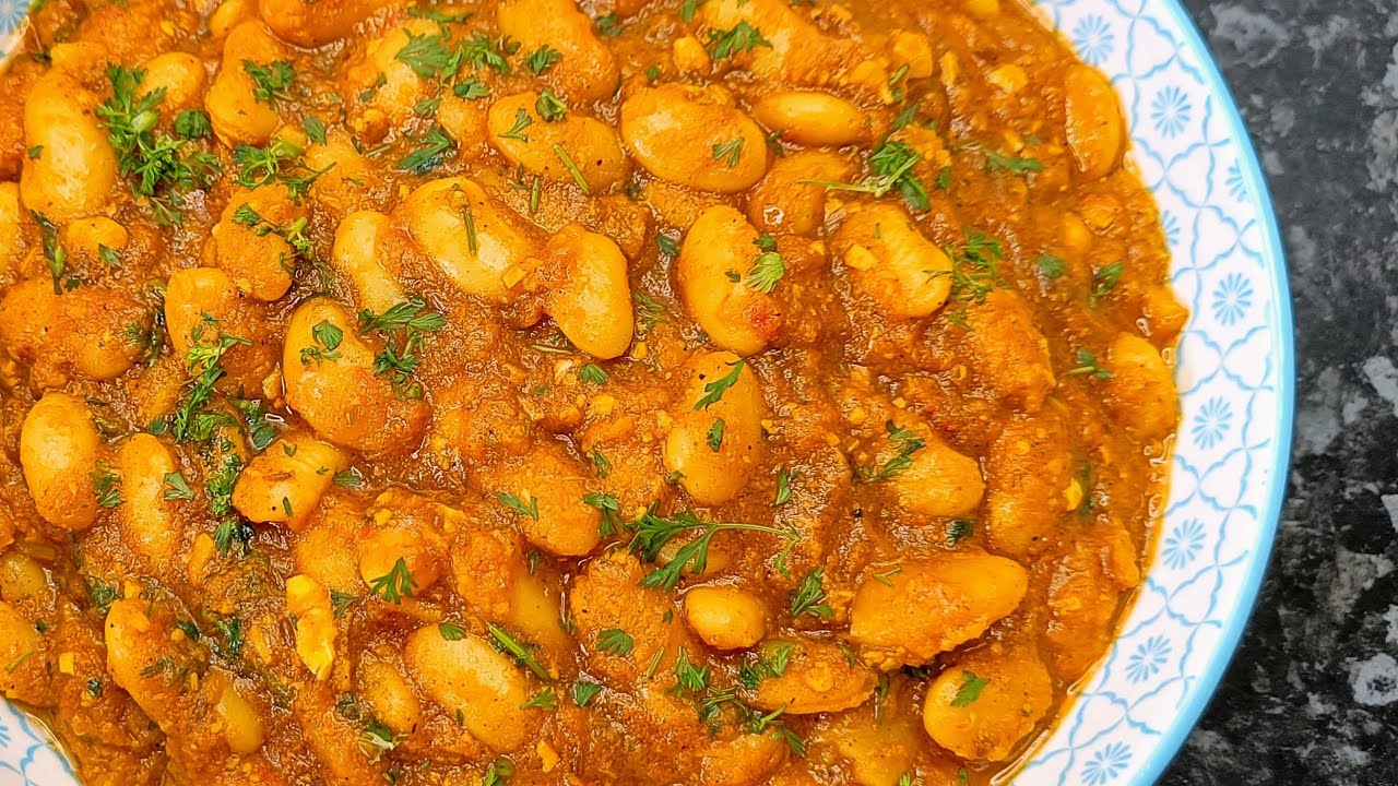 Restaurant style Butter beans curry | Lima bean curry - YouTube