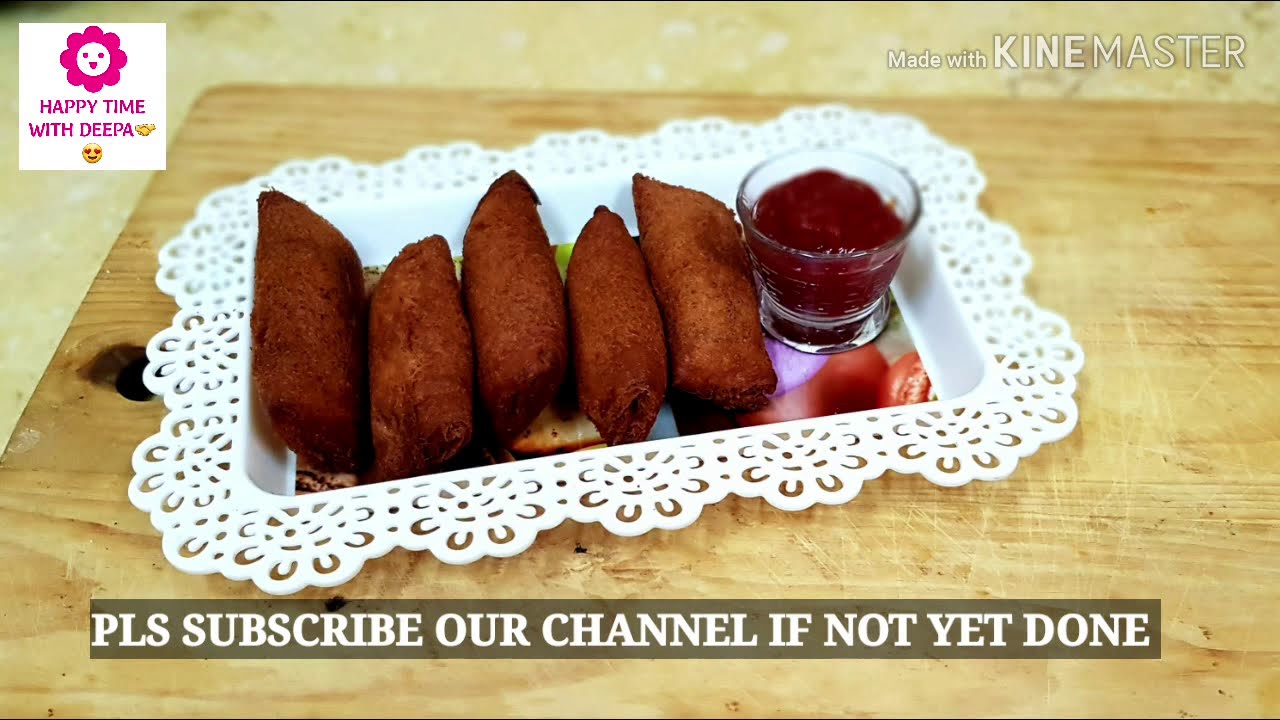Bread pocket recipe | Bread roll recipe | Kids tiffin box recipe - YouTube