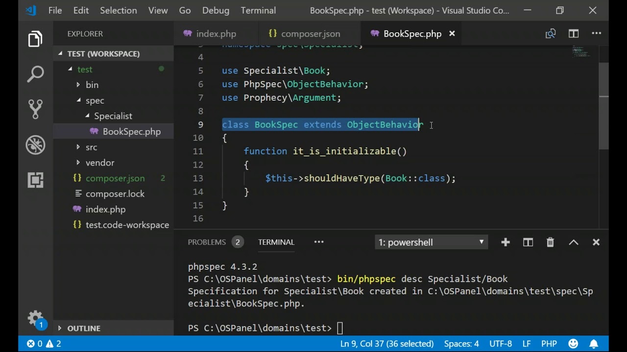 Phpspec Youtube