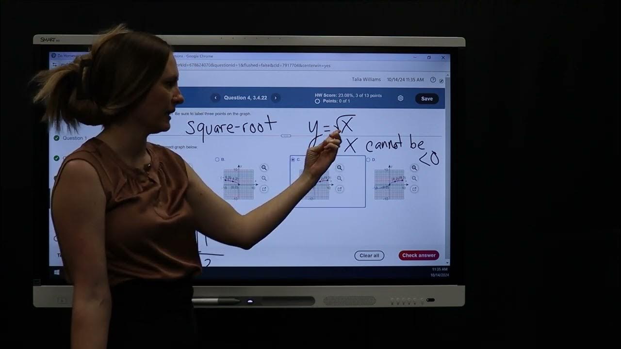 3 4 Library Of Functions Piecewise Defined Functions Youtube