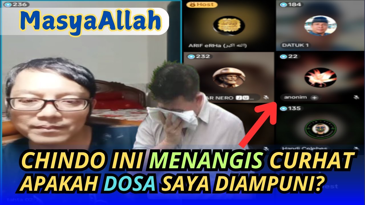 1 TAHUN BELAJAR ISLAM, CHINDO KRISTEN INI SAMBIL NANGIS INGIN SYAHADAT ...