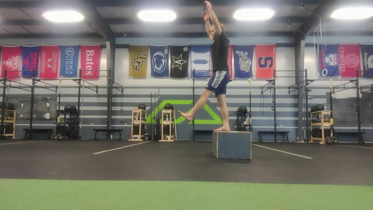 Depth Drop to Stick, to Vertical Jump, to Broad Jump - YouTube