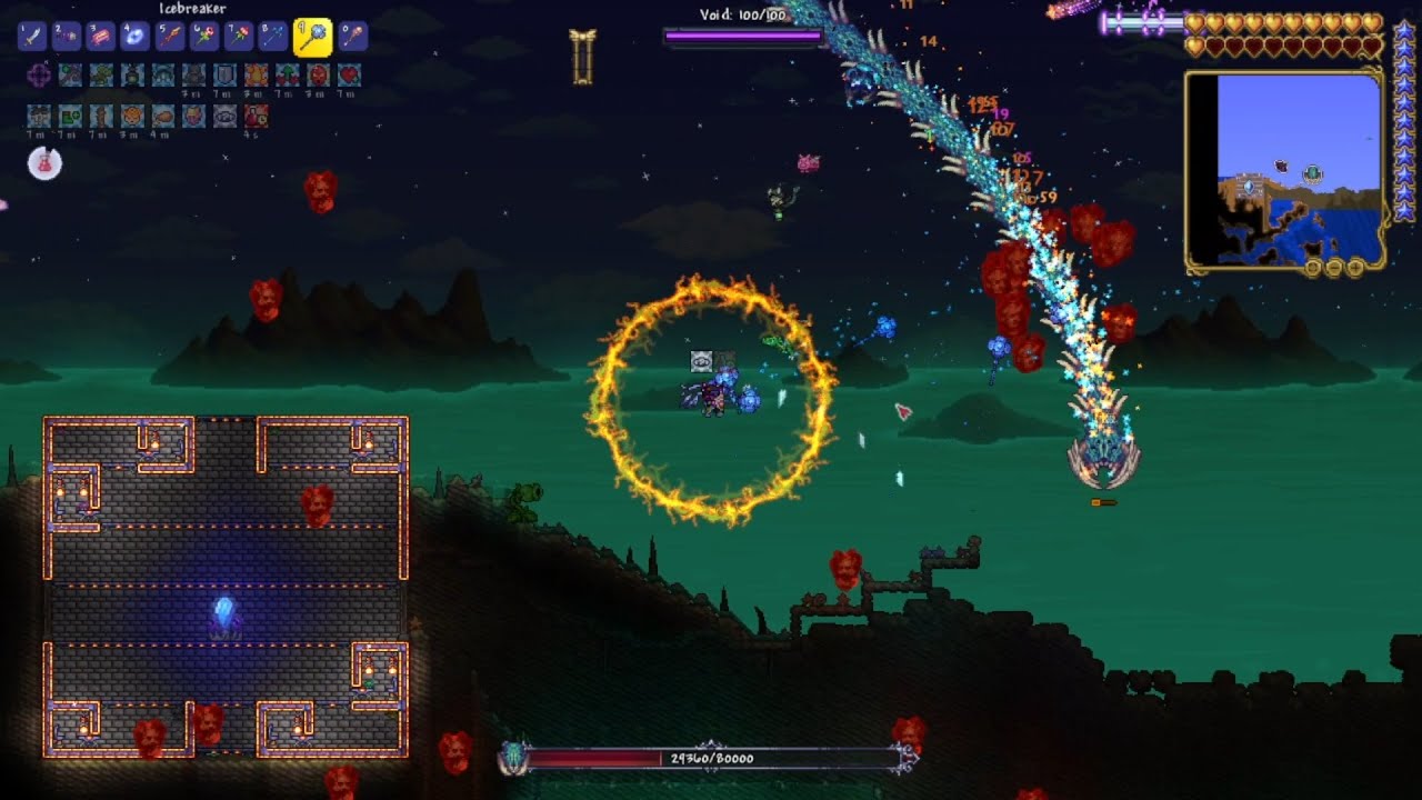 Modded Terraria World of Chaos: Aquatic Scourge and the Cragmaw Mire of ...