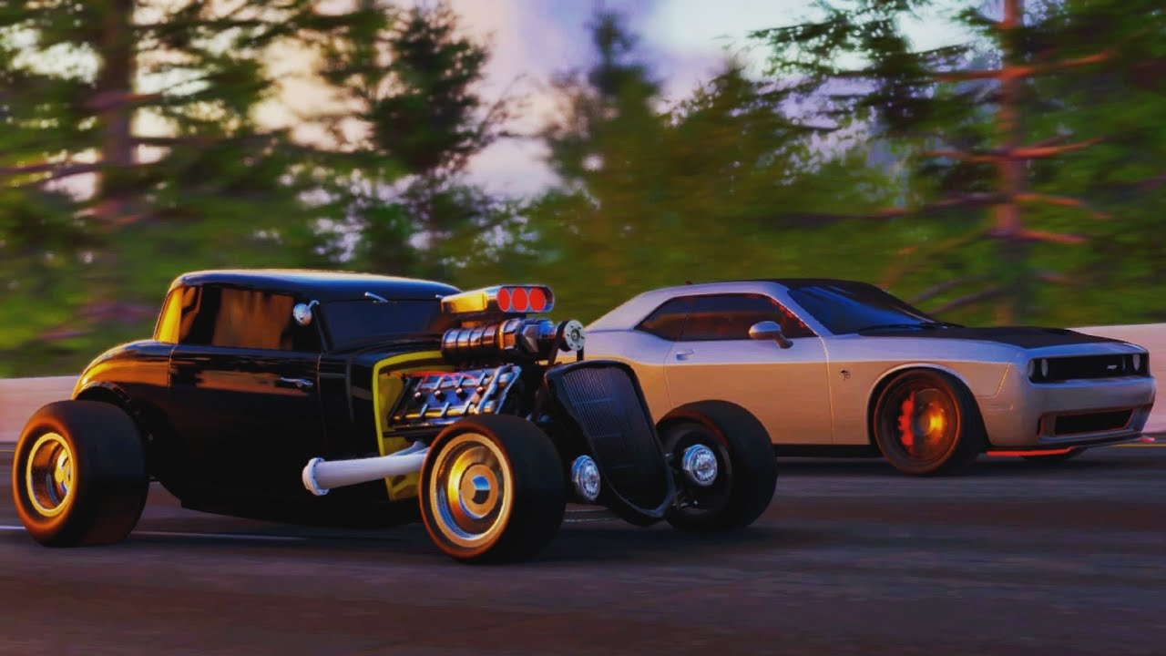 The Crew 2 | 6 mins of Street Racing w/ Hot Rod vs Firebird T/A vs ...