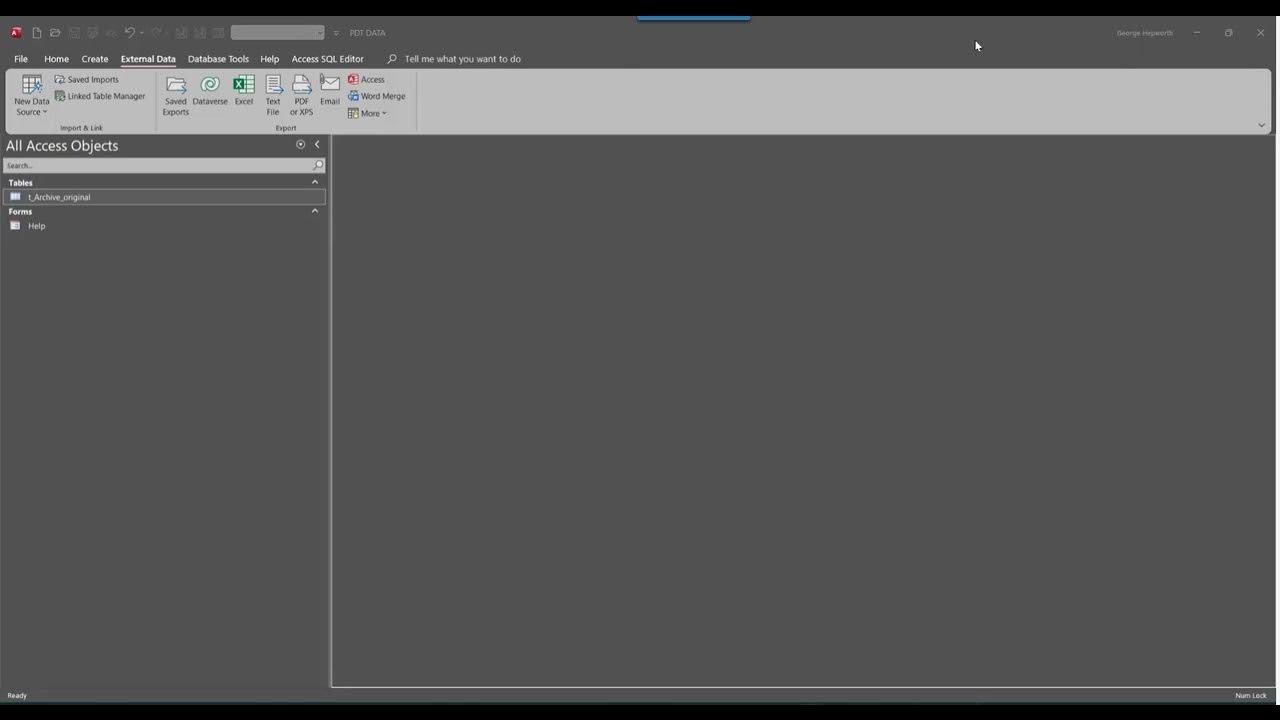 Import HTML Files into Access Tables and Correct Data Type of Fields - YouTube