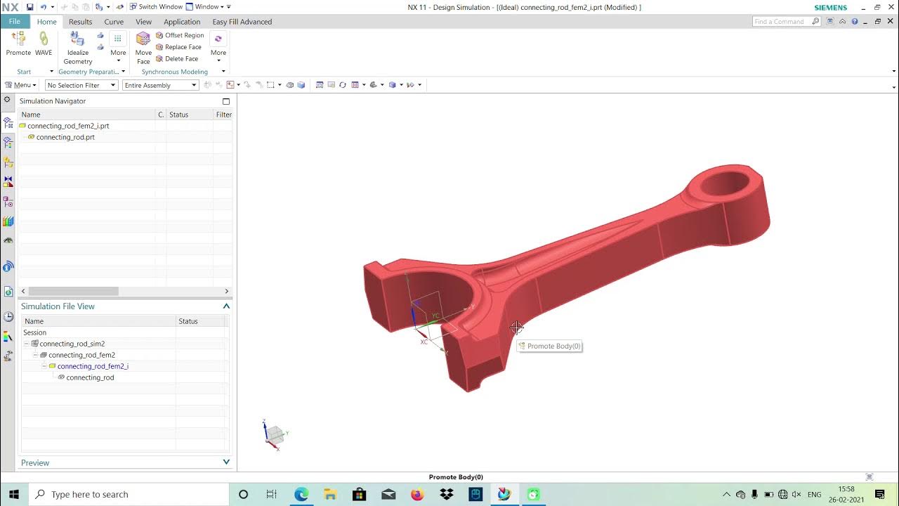 Finite element analysis on NX - YouTube