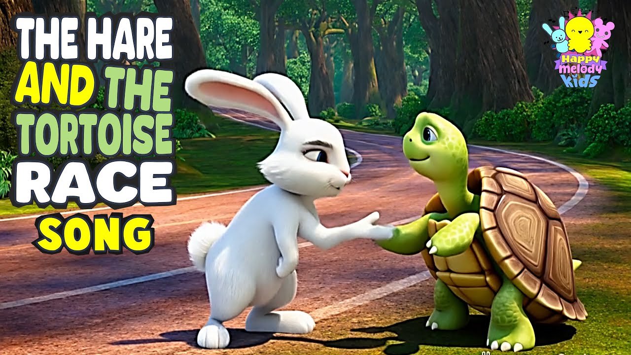 🎶 the hare and the tortoise race 🎶 | song for kids 🎶 - YouTube