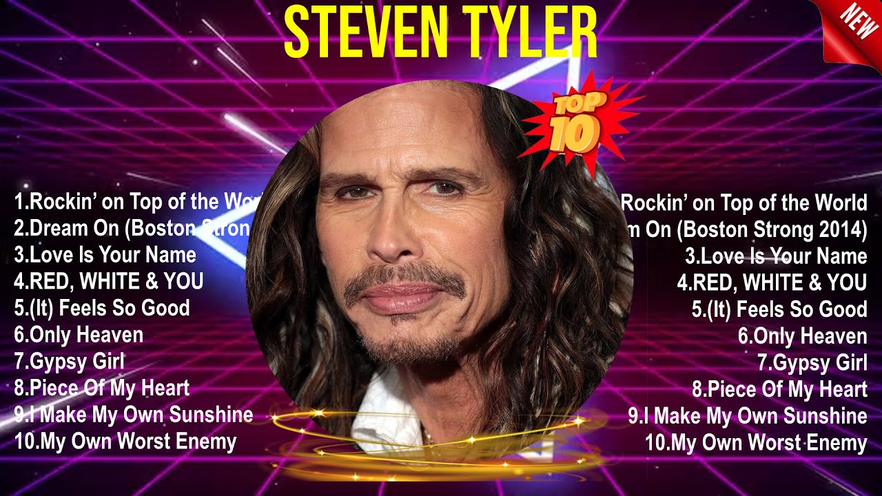 Steven Tyler Greatest Hits Full Album 2024 ~ The Best Songs Of Steven ...