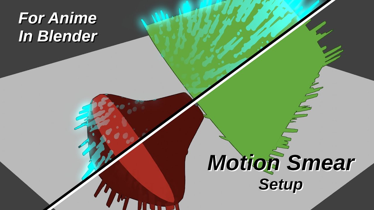 For Anime in Blender - Motion Smear Setup Tutorial ($) - YouTube