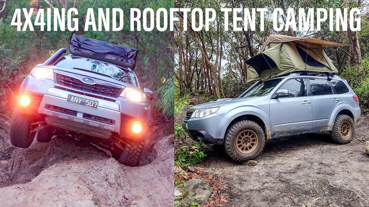 Grampians SOLO RTT camping Subaru offroad 4x4 - with campfire ASMR ...