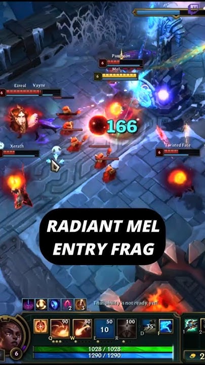 How to entry frag when using Mel as duelist.#leagueoflegends #aram # ...