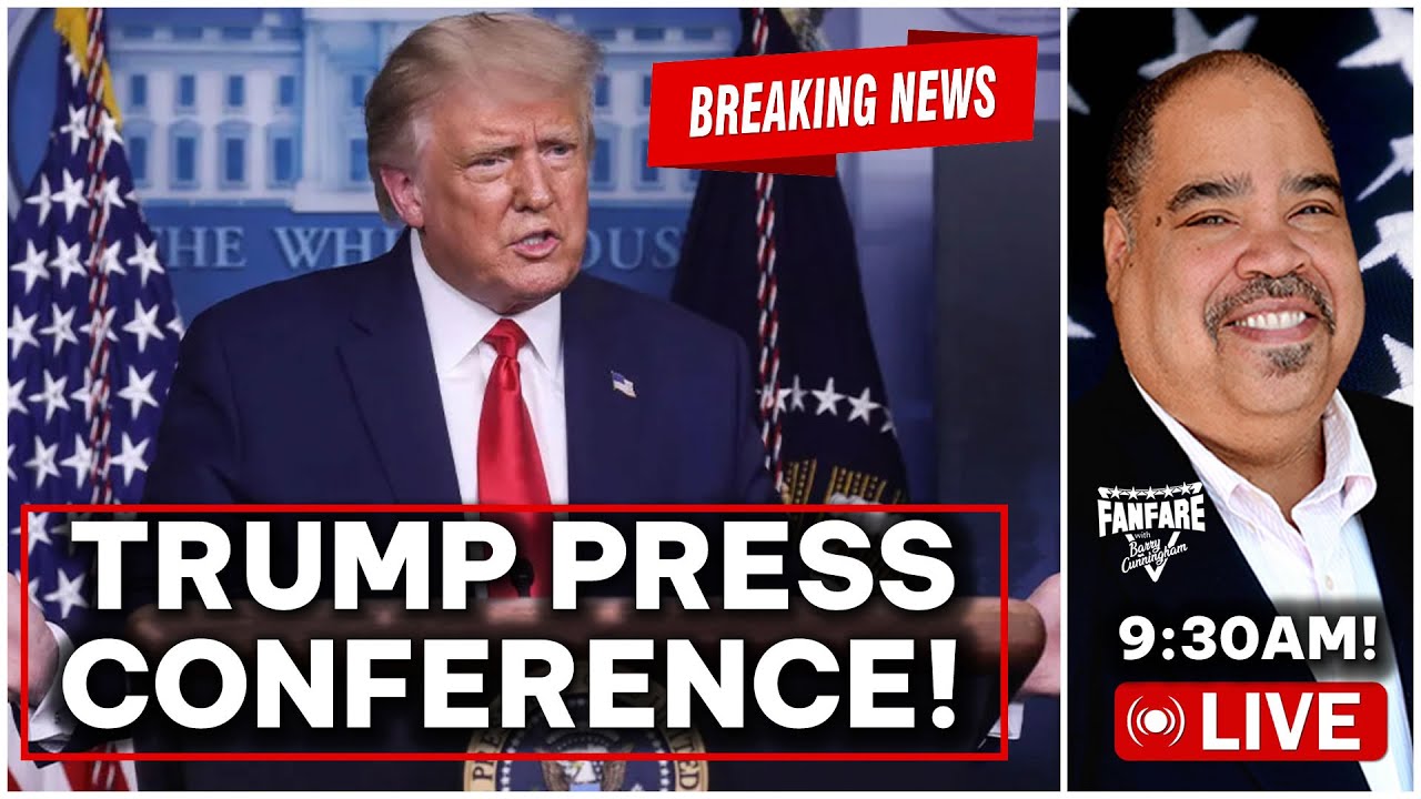 PRESIDENT TRUMP HOLDS PRESS CONFERENCE ABOUT CRIME AND BEAUTIFICATION ...