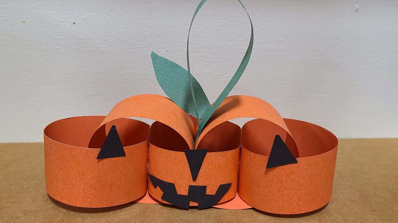 Loopy Jack-o-lantern Craft for kids! - YouTube
