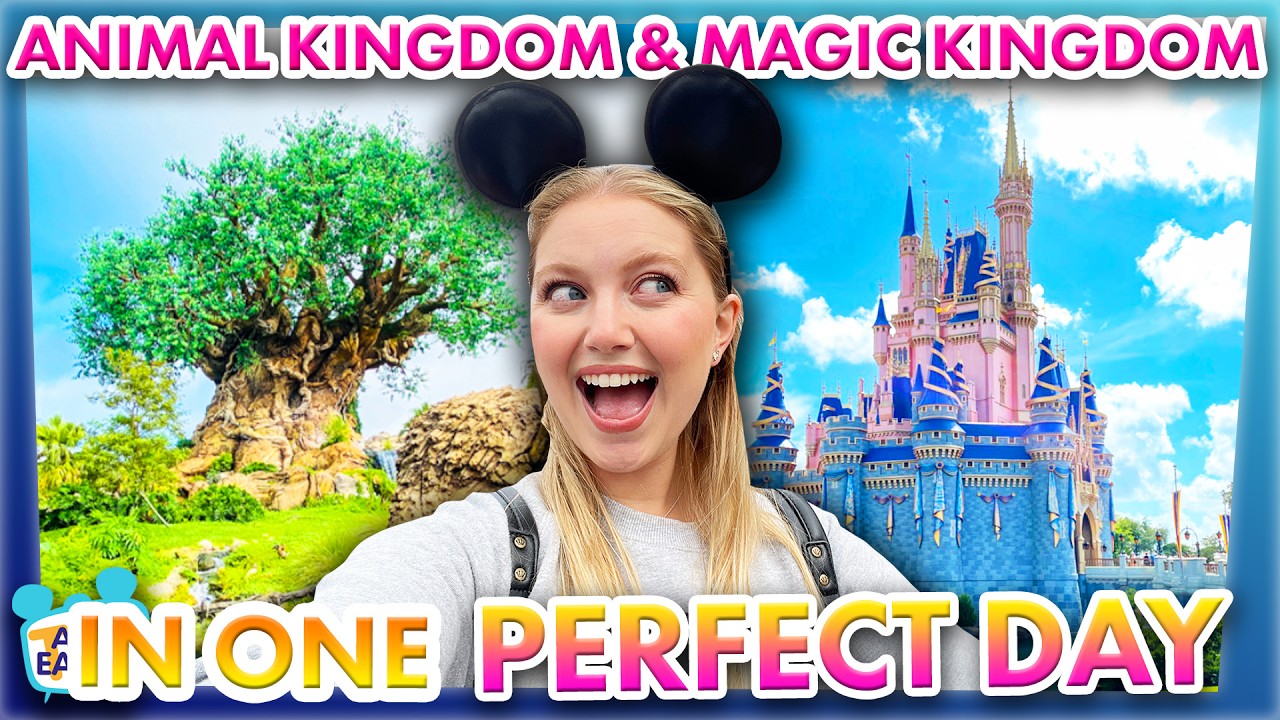 Magic Kingdom and Animal Kingdom in ONE PERFECT DAY -- Park Hopping in ...