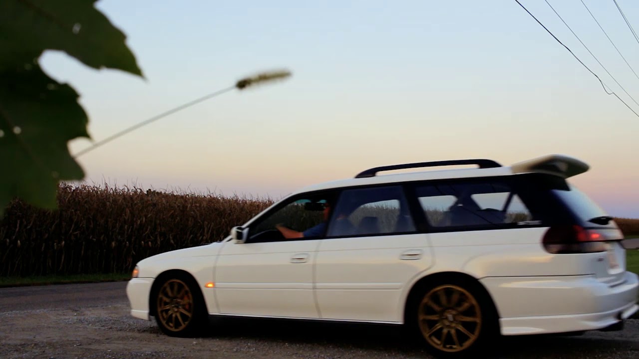 Apexi Megaphone dunk EJ205AVCS Swapped Legacy Wagon - YouTube